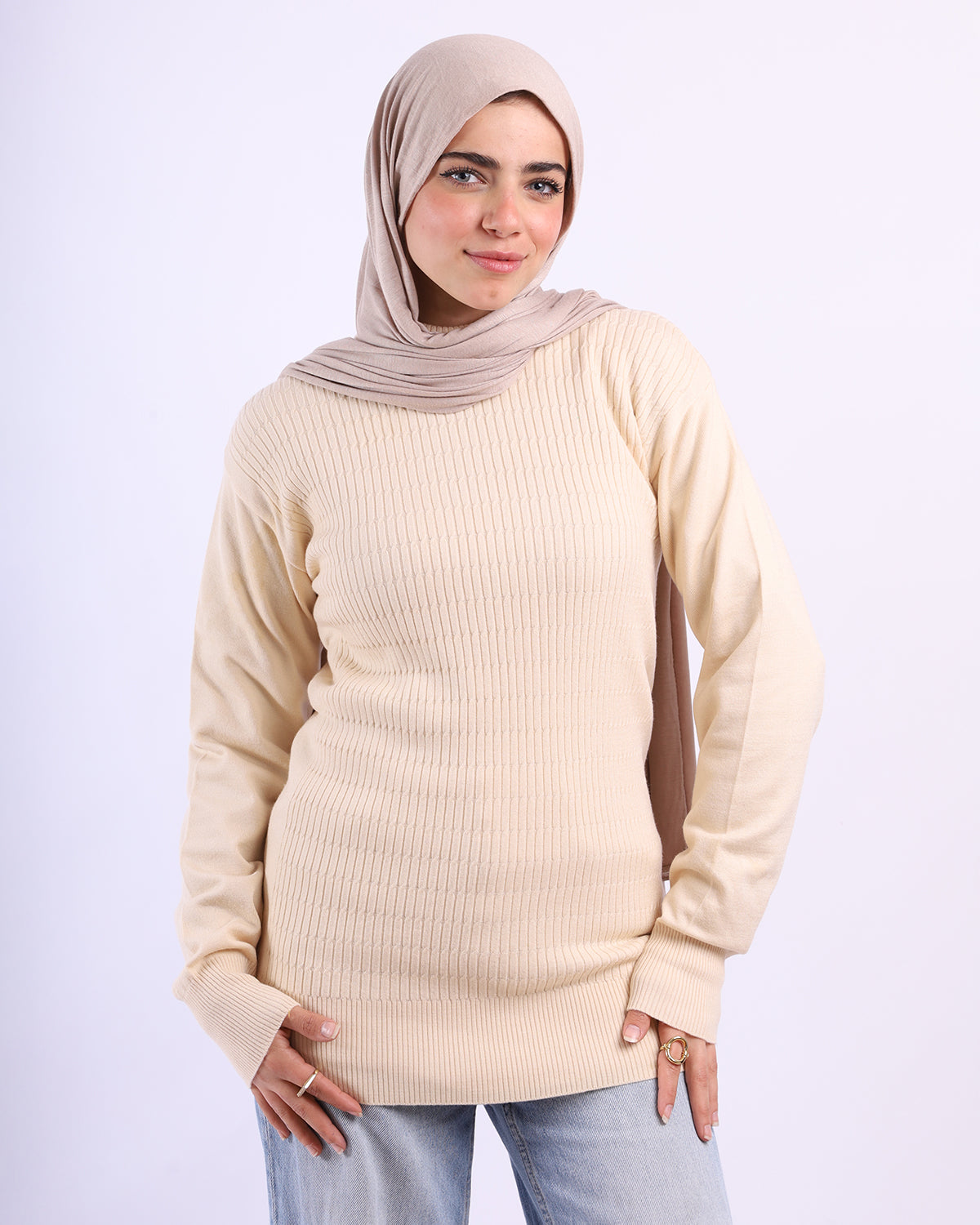 Long Ribbed Basic 8 – ElleScarfs