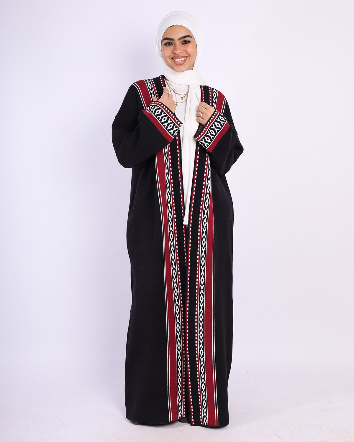 Black Winter Kaftan – ElleScarfs
